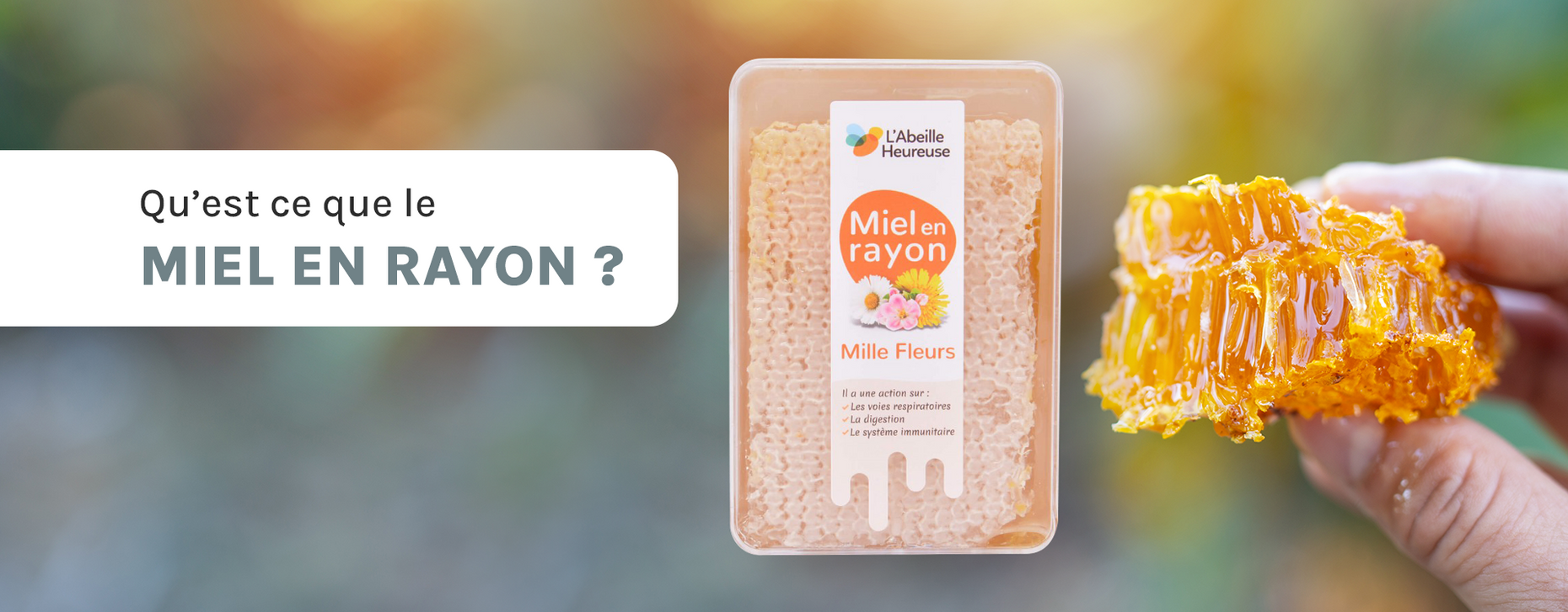 Le miel en rayon : un produit d’exception – Abeille Heureuse